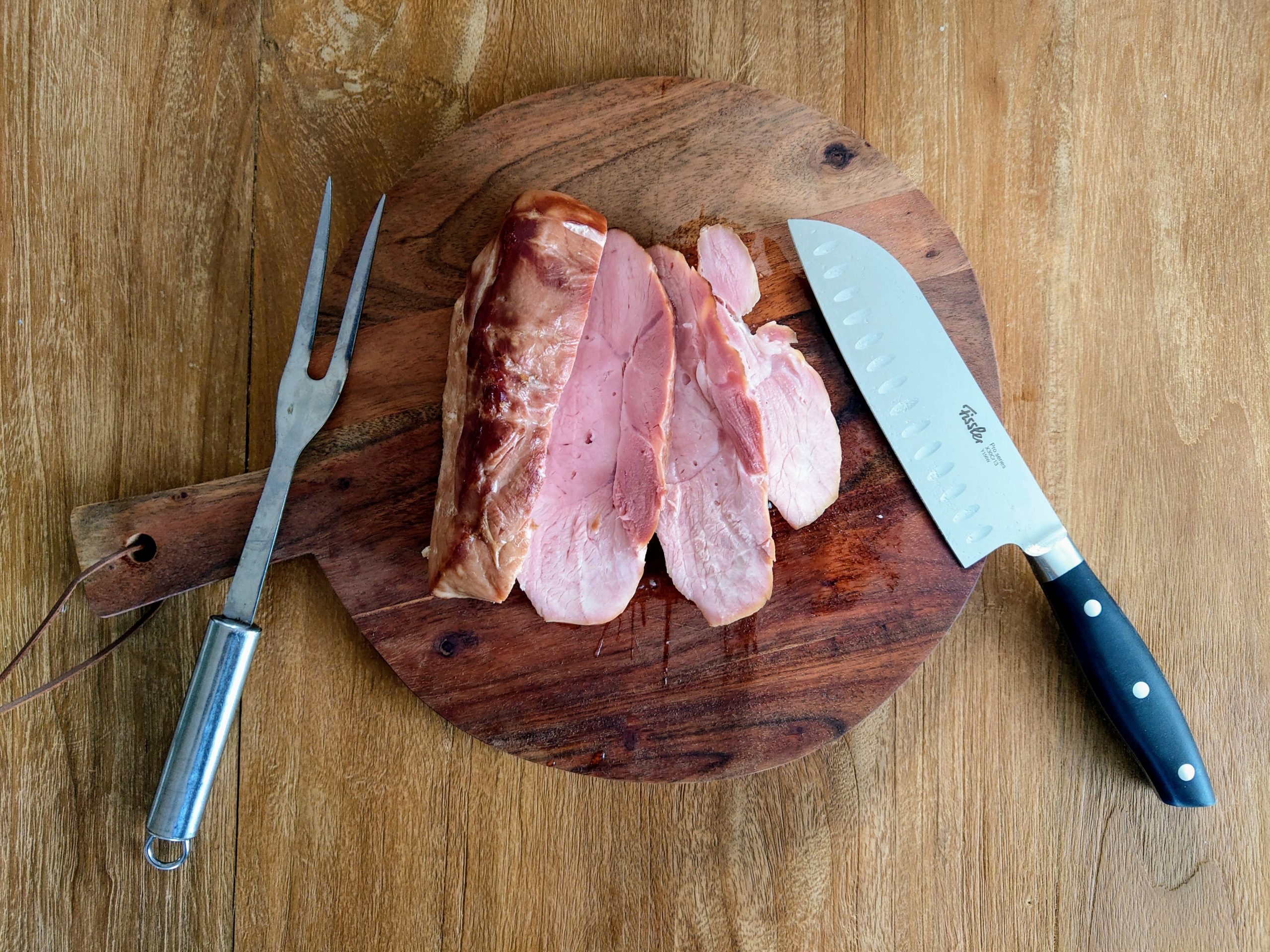 Gerookte ham van de barbecue - BBQ Connoisseur